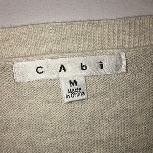 CAbi | Sweaters | Cabi Red And Beige Button Down Cardigan Medium | Poshmark